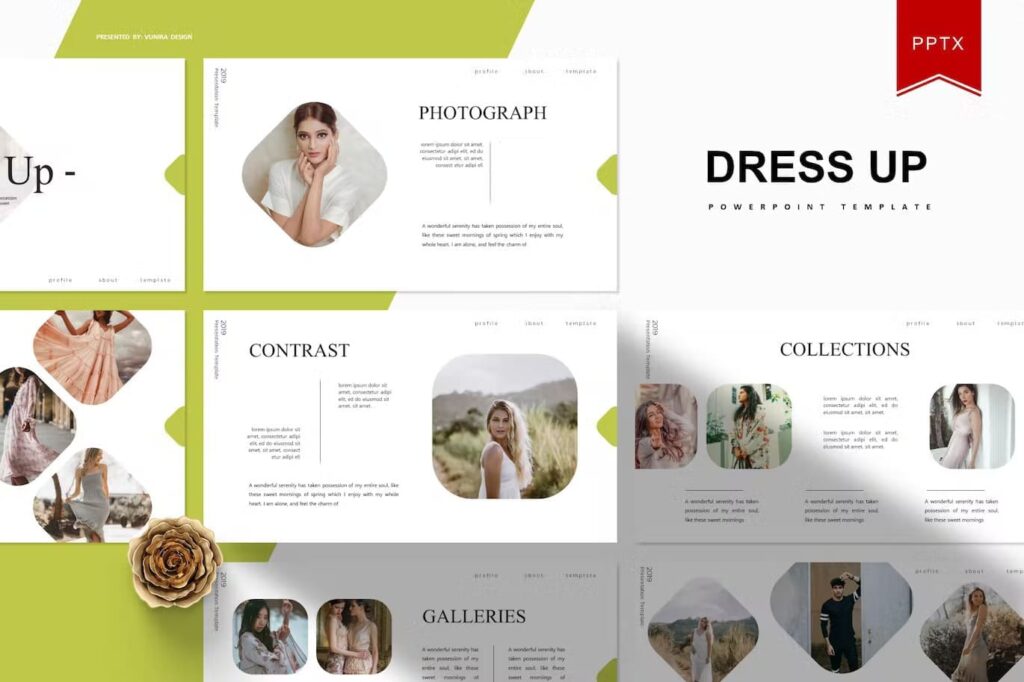 Dress Up Powerpoint Template – MasterBundles