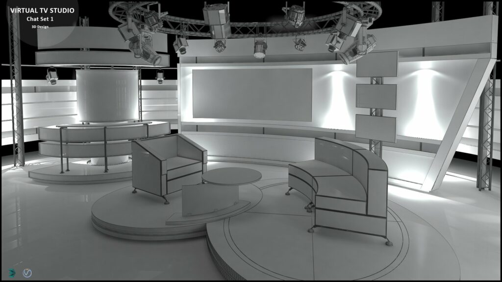 Virtual TV Studio Chat Set 1 – MasterBundles