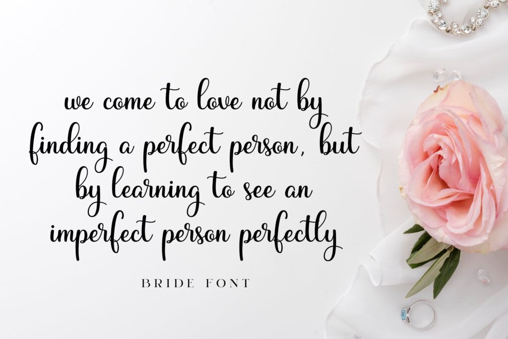 Bride Font – MasterBundles