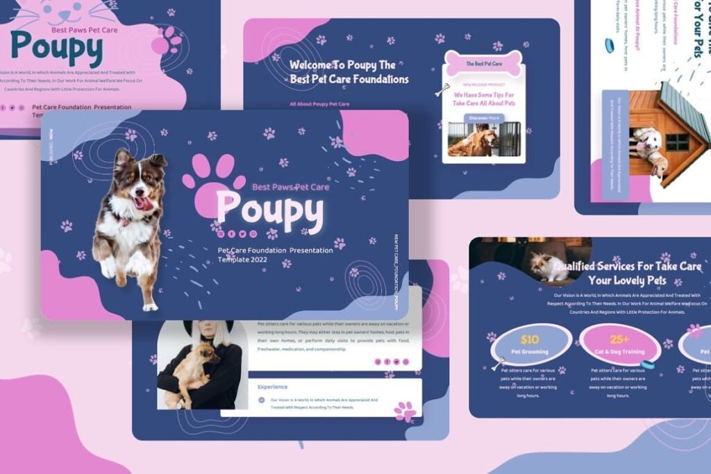Poupy - Pet Care Google Slide – MasterBundles