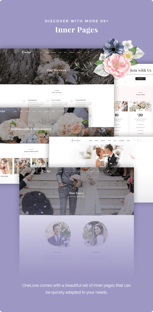 OneLove - The Elegant & Clean Multipurpose Wedding WordPress Theme – MasterBundles