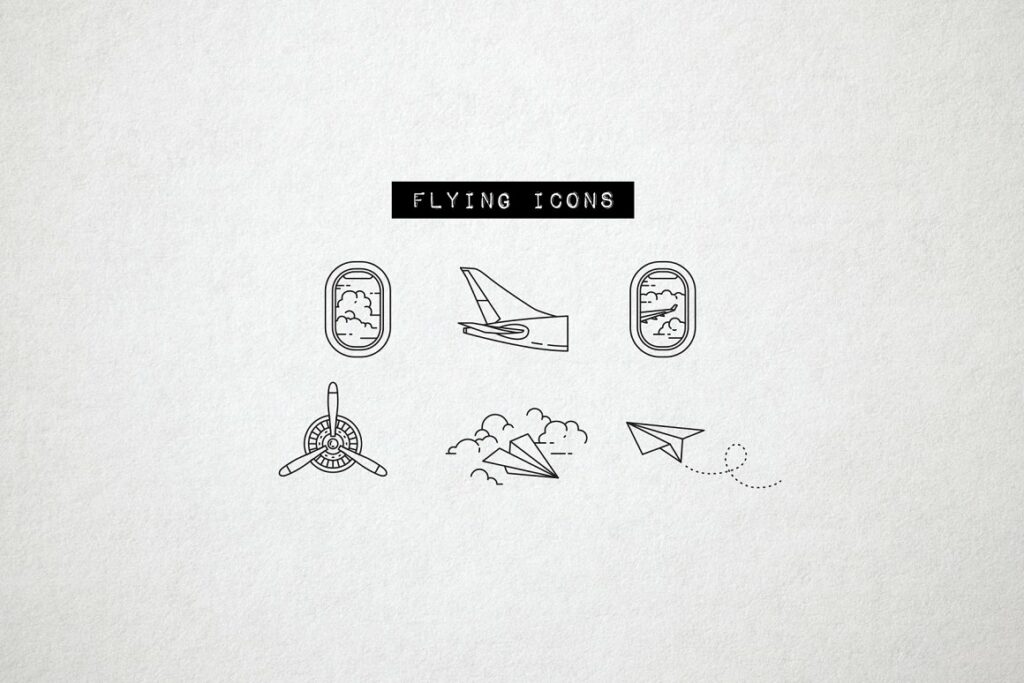40 Plane Icons - Airplane, Travel – MasterBundles