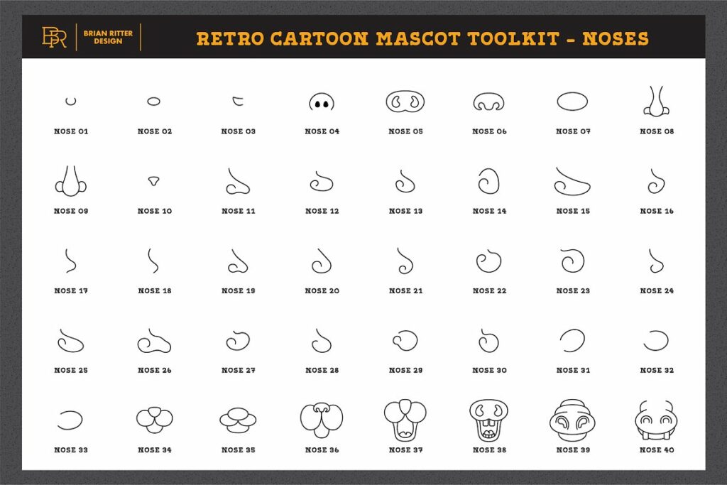 Retro Cartoon Mascot Toolkit – MasterBundles