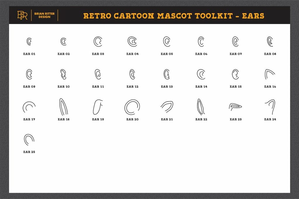 Retro Cartoon Mascot Toolkit – MasterBundles