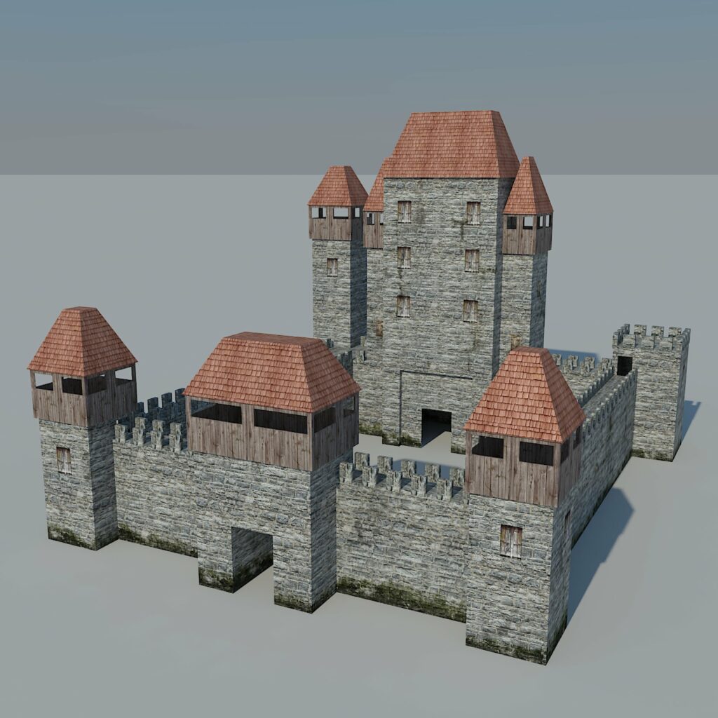 Low Poly Castle – MasterBundles