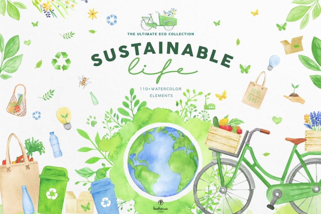 Sustainable Eco Lifestyle Collection – MasterBundles