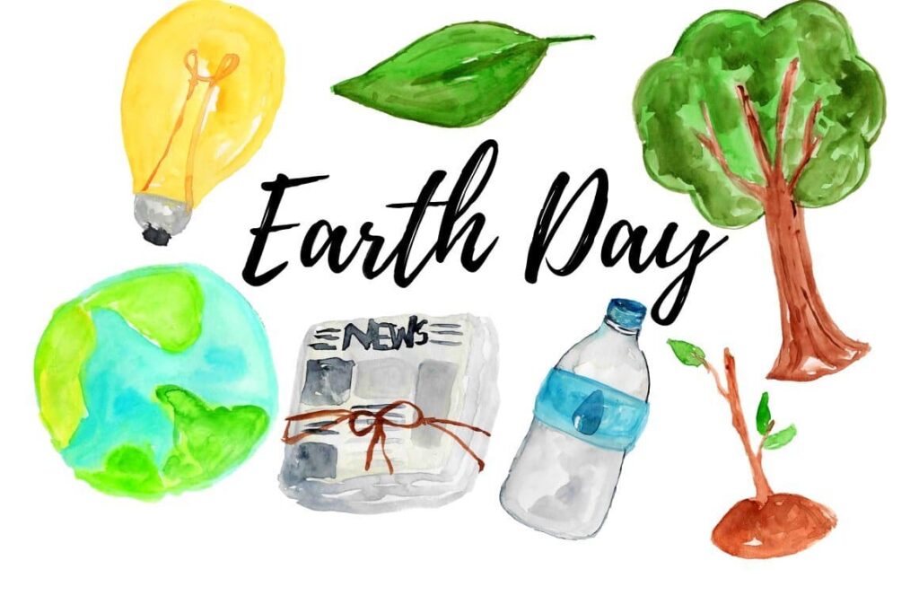Watercolor Earth Day Clipart – MasterBundles