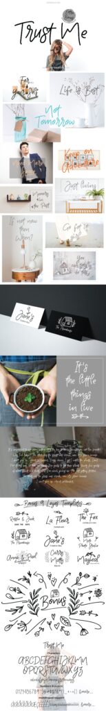 Trust Me Handwritten Font – MasterBundles