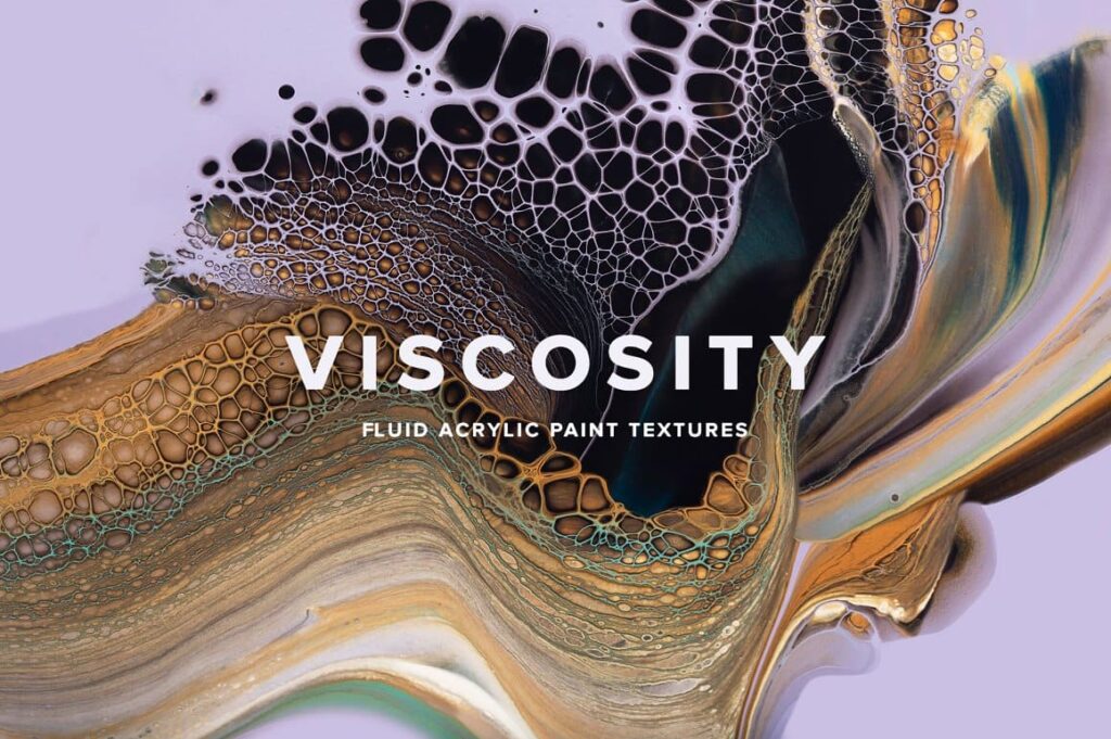 Viscosity: Fluid Acrylic Textures – MasterBundles