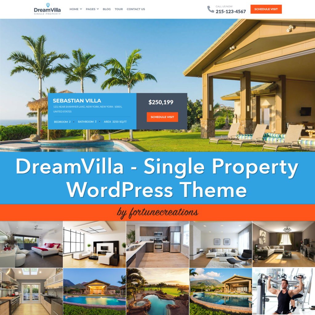 DreamVilla - Single Property WordPress Theme – MasterBundles