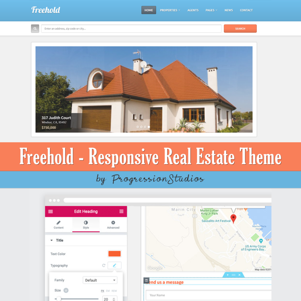 Freehold - Responsive Real Estate Theme – MasterBundles