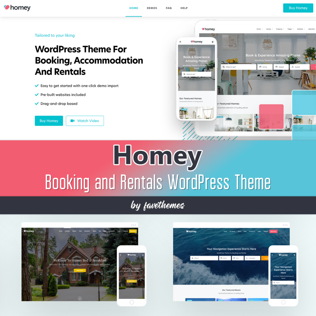 Homey - Booking and Rentals WordPress Theme – MasterBundles