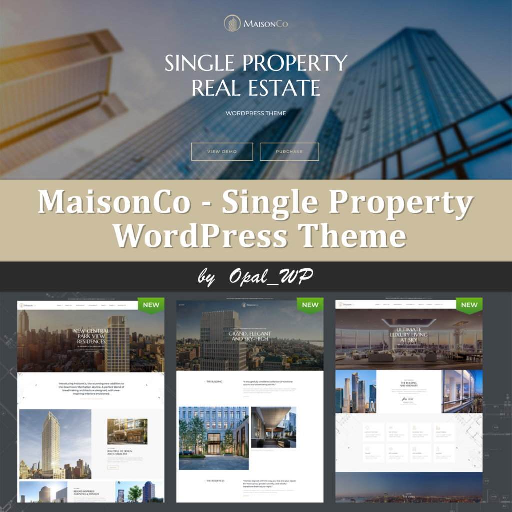MaisonCo - Single Property WordPress Theme – MasterBundles