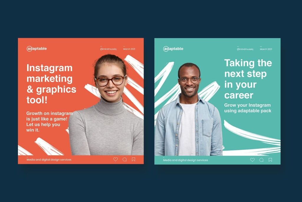 Adaptable- Social Media Pack – MasterBundles