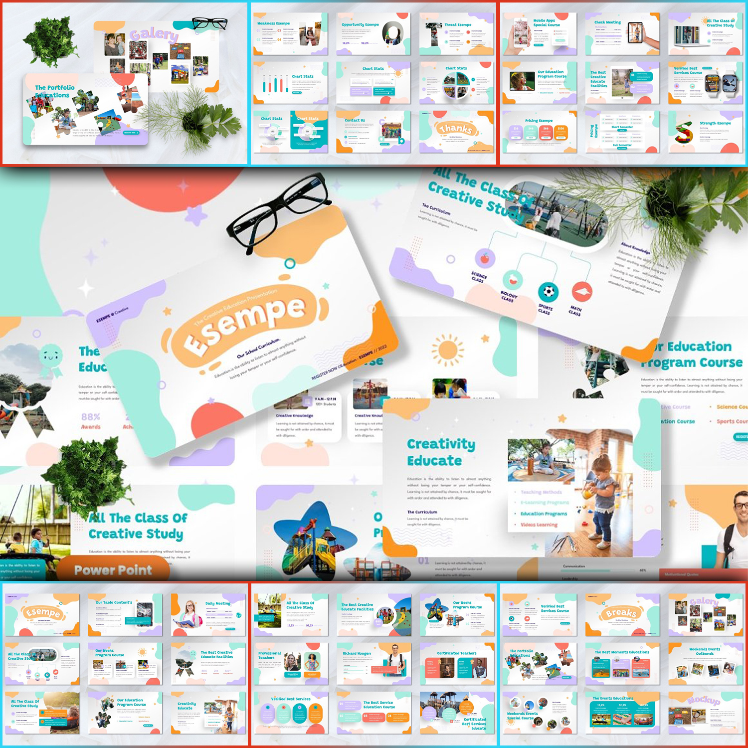 Preschool Graduation Powerpoint Template MasterBundles