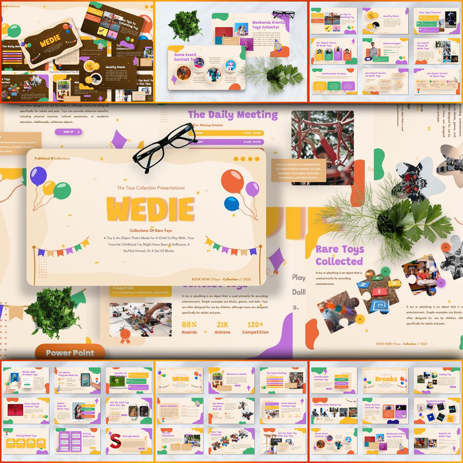 Preschool Graduation Powerpoint Template MasterBundles