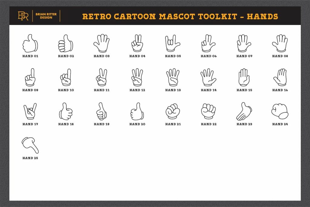 Retro Cartoon Mascot Toolkit – MasterBundles