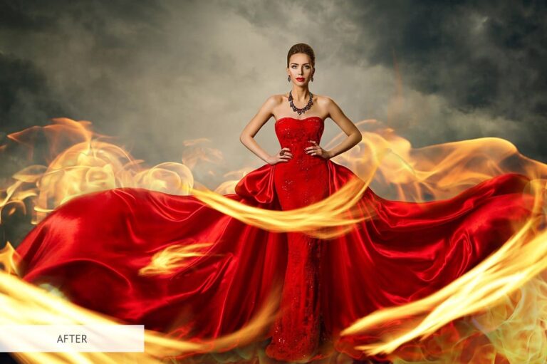 Real Fire Photoshop Overlays – MasterBundles