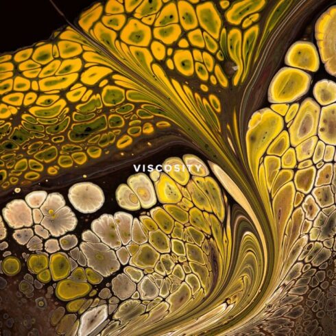 Viscosity: Fluid Acrylic Textures | MasterBundles