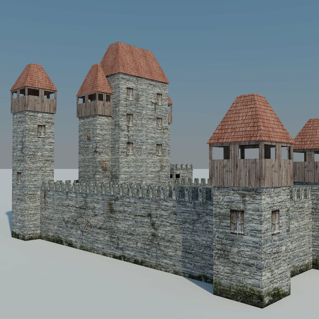 Low Poly Castle – MasterBundles