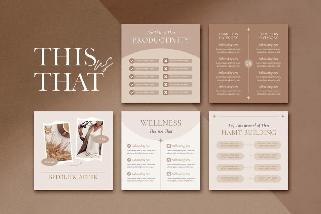 Instagram Coach 4in1 Bundle CANVA – MasterBundles