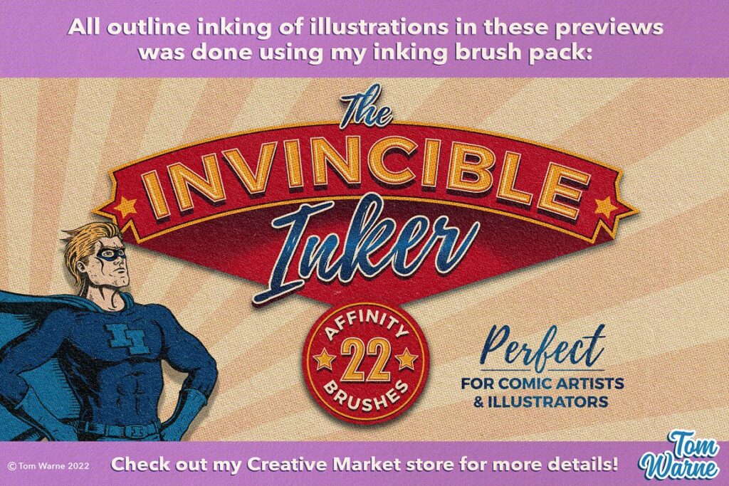 Shading Lines Affinity Brushpack – MasterBundles