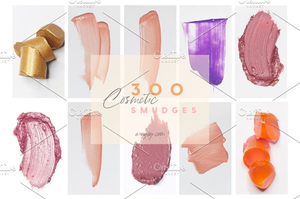 Cosmetic Smudges Make-up & Lipstick – MasterBundles