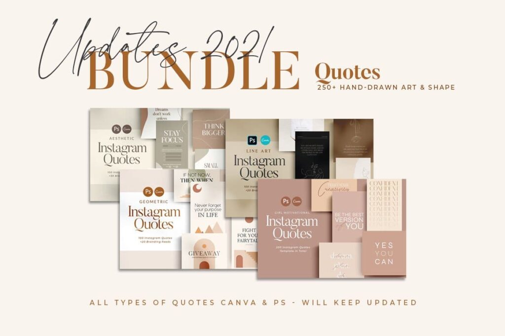 5800 Instagram Editable Quotes CANVA – MasterBundles
