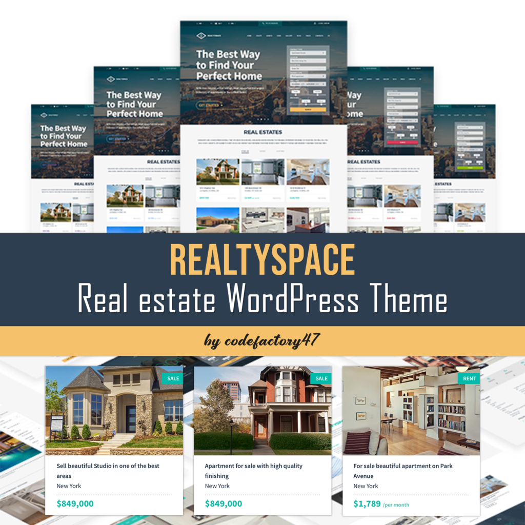 Realtyspace - Real Estate WordPress Theme – MasterBundles