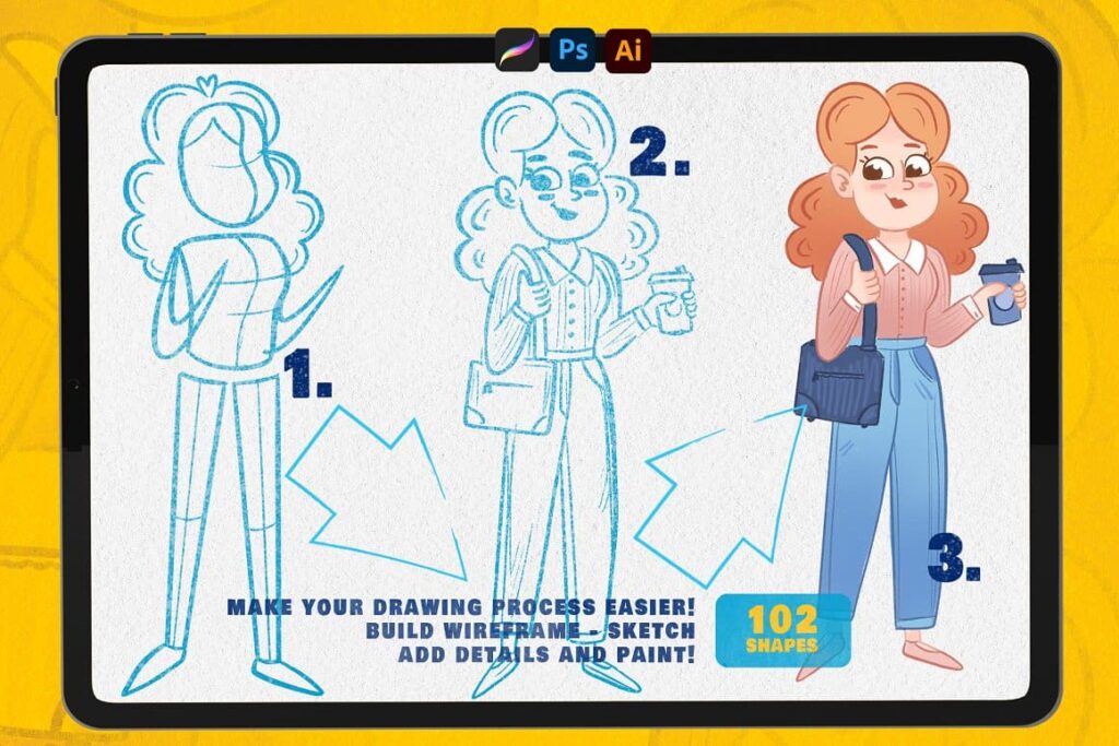 Character Builder - Drawing Toolkit – MasterBundles