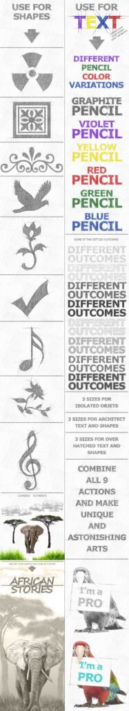 Graphite Pencil 01 Photoshop Actions – MasterBundles