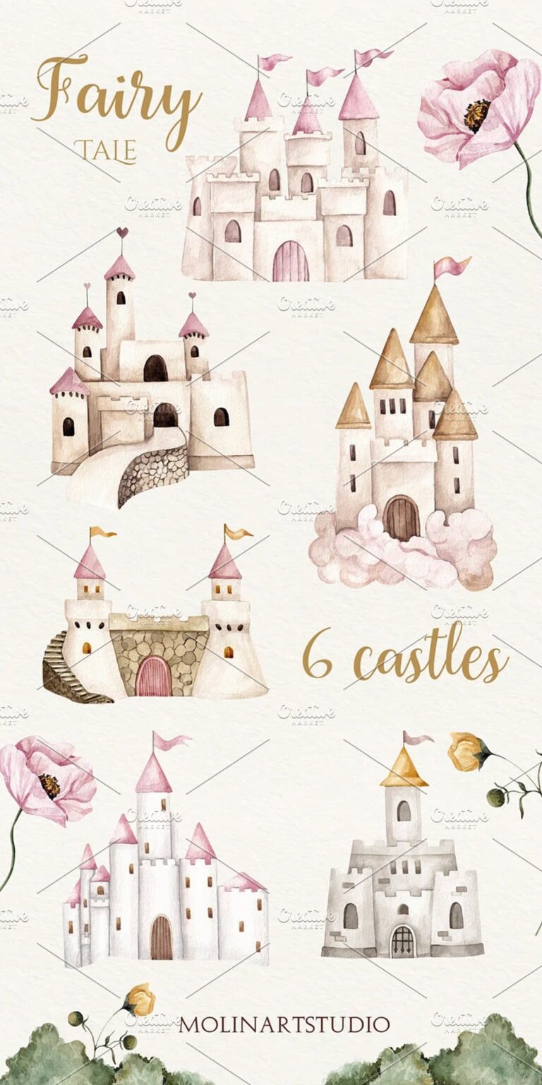 Watercolor Fairy Tale Clipart – MasterBundles
