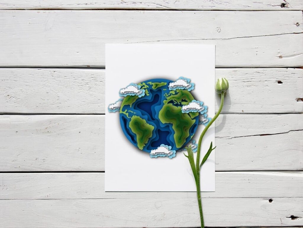 Paper Cut Earth Globe – MasterBundles