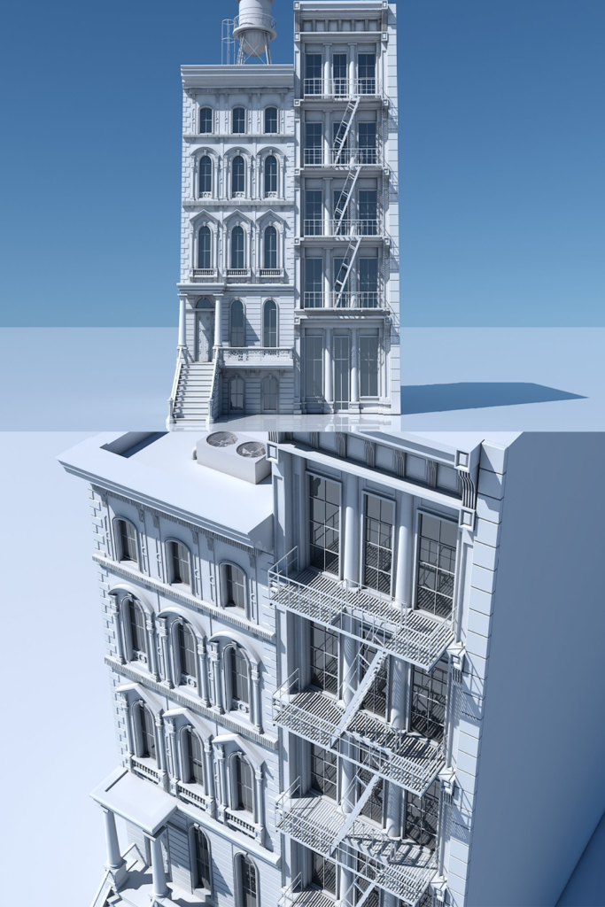 3D Commercial Building Facade 04 – MasterBundles