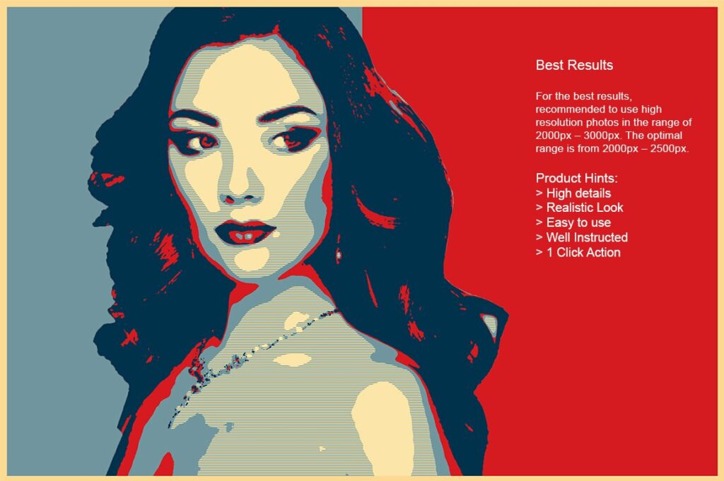 Hope Poster Photoshop Action – MasterBundles