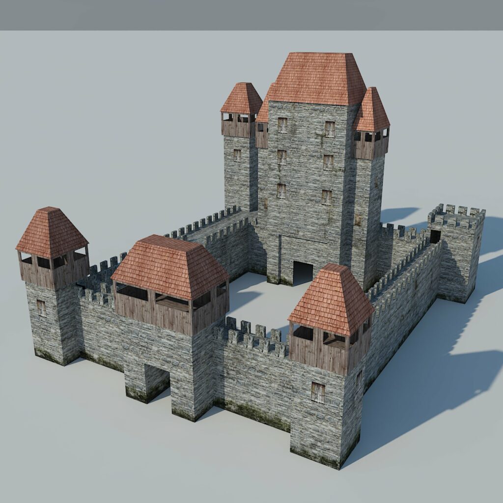 Low Poly Castle – MasterBundles