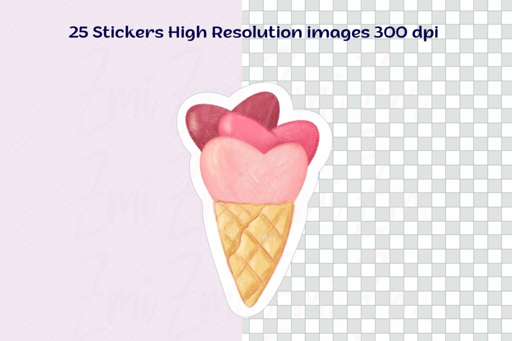 Valentine's Day Digital Stickers Pack PNG And GoodNotes File ...