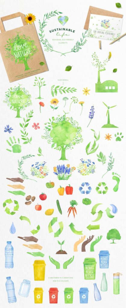Sustainable Eco Lifestyle Collection – MasterBundles