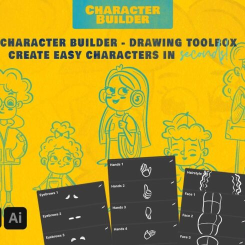 Character Builder - Drawing Toolkit – MasterBundles