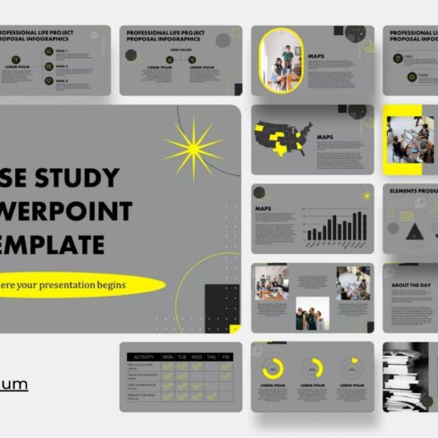 Free UX Case Study Presentation Template | MasterBundles