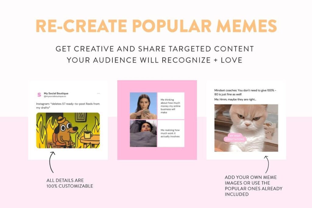 Instagram Memes + Gifs Pack 2.0 – MasterBundles