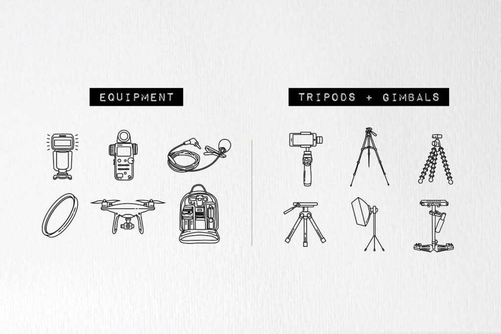 Camera & Photography Icons Pack – MasterBundles