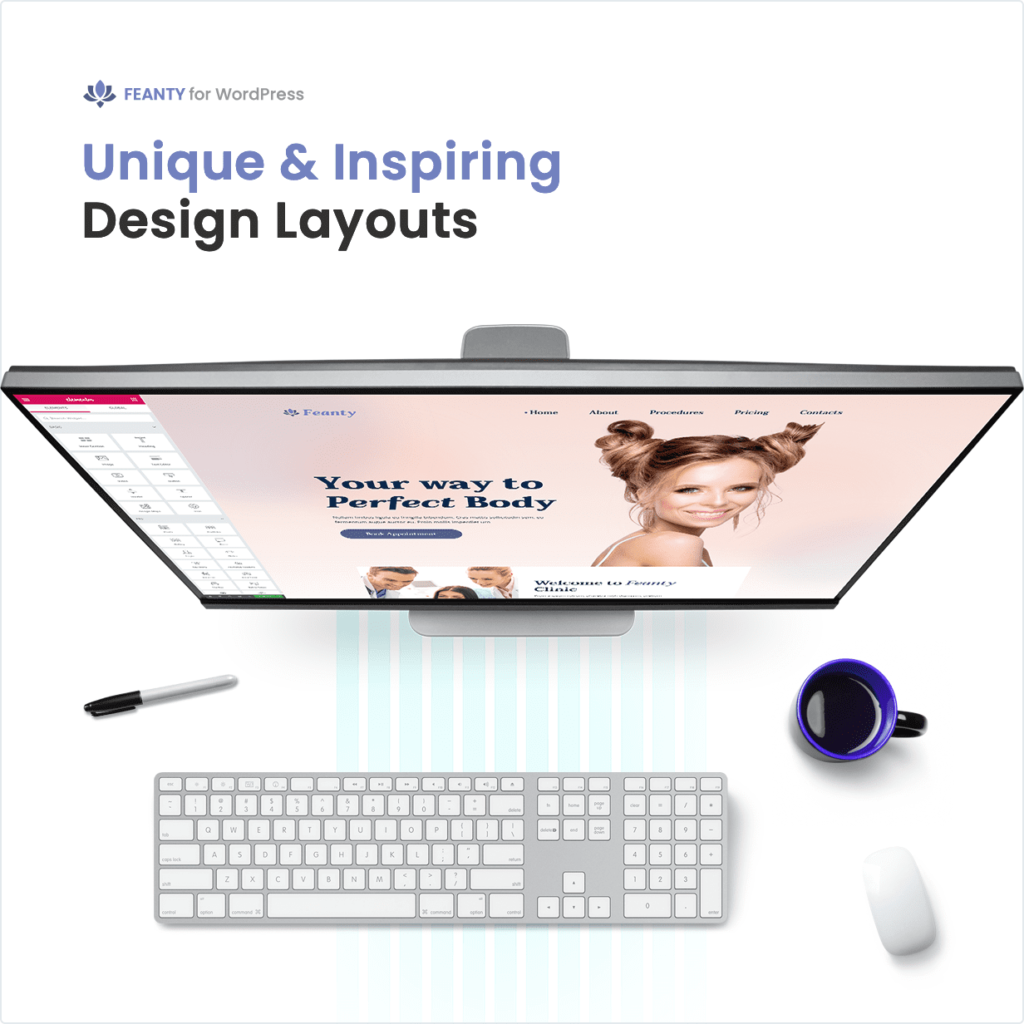 Feanty – Beauty Clinic Elementor Template Kit – MasterBundles