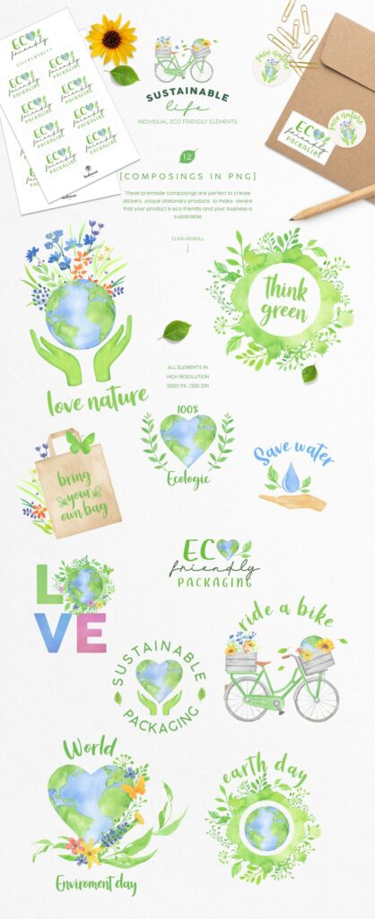 Sustainable Eco Lifestyle Collection – MasterBundles