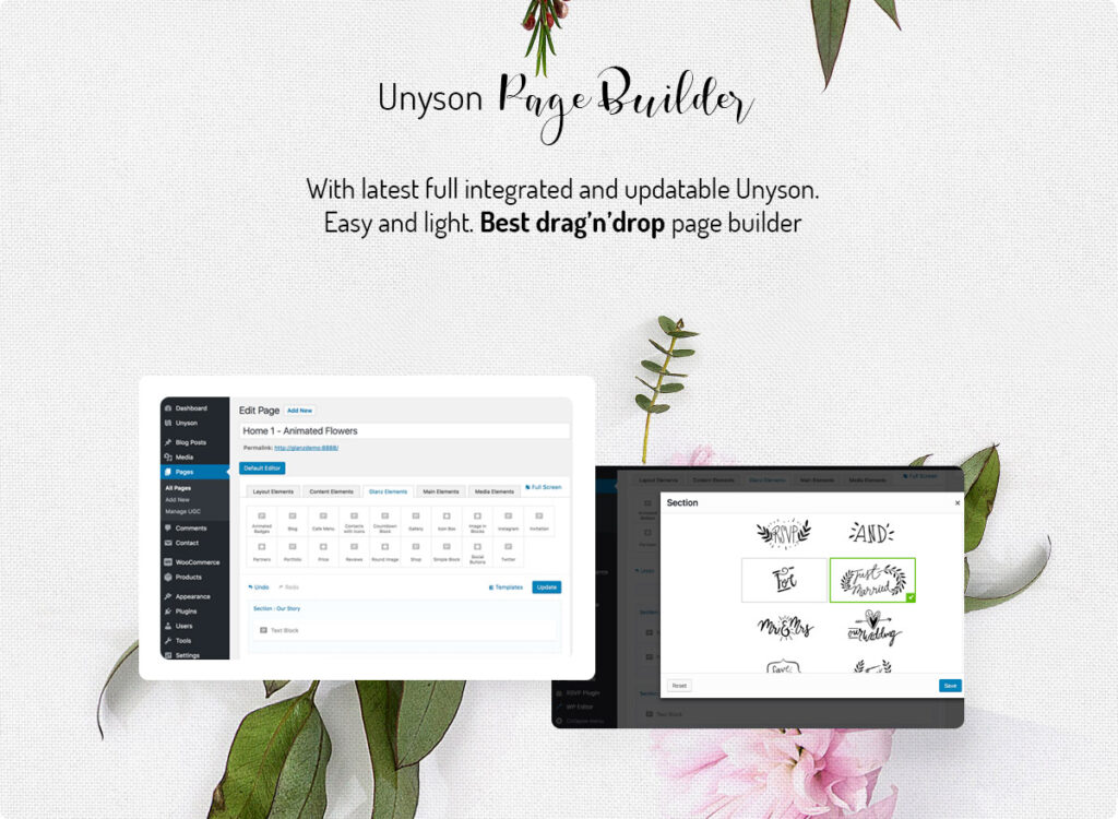 Glanz - Wedding Theme – MasterBundles