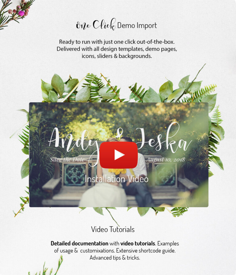 Glanz - Wedding Theme – MasterBundles