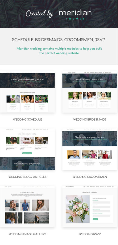Meridian Wedding - Responsive WordPress Theme – MasterBundles