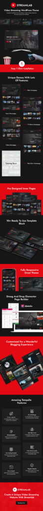 Streamlab - Video Streaming WordPress Theme – MasterBundles