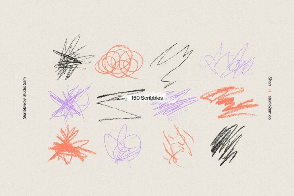 Scribble - 500+ Lines, Shapes and More – MasterBundles
