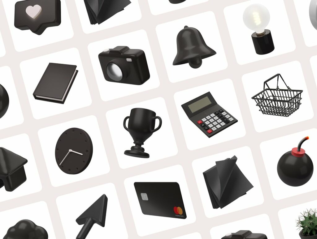 3D Icons Pack – MasterBundles
